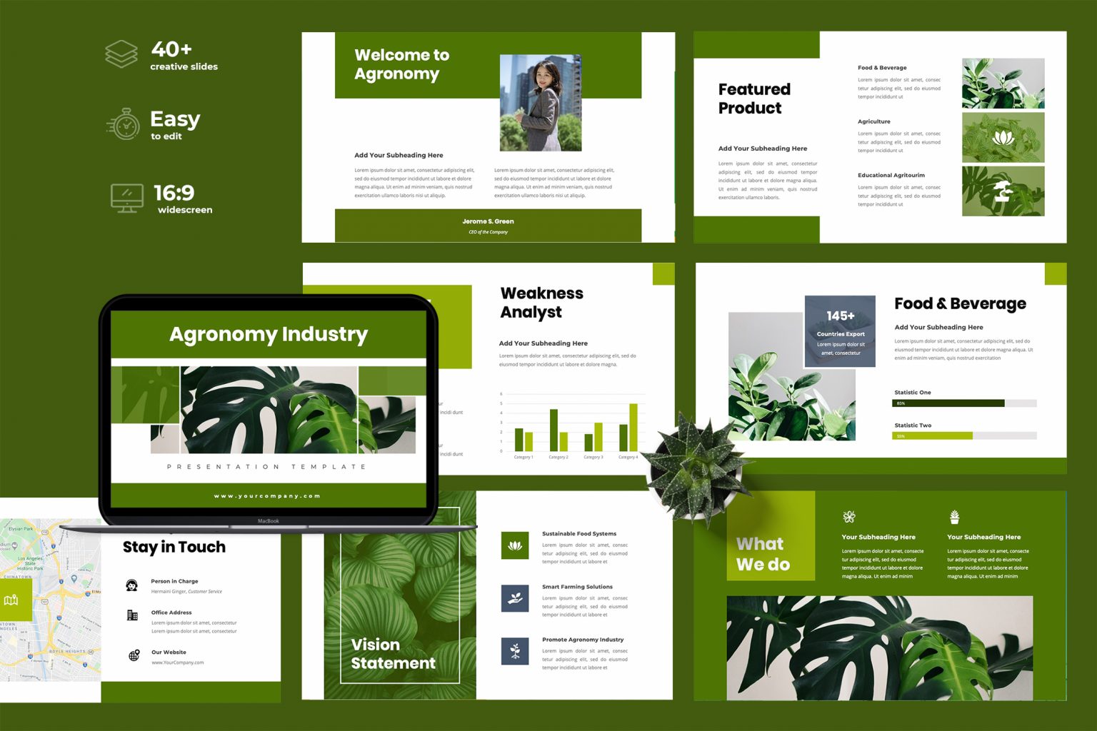 Botanical Powerpoint Template