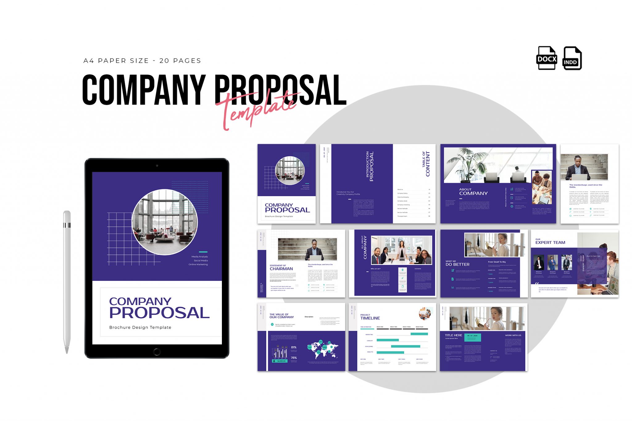 Square Project Proposal Template | TMint