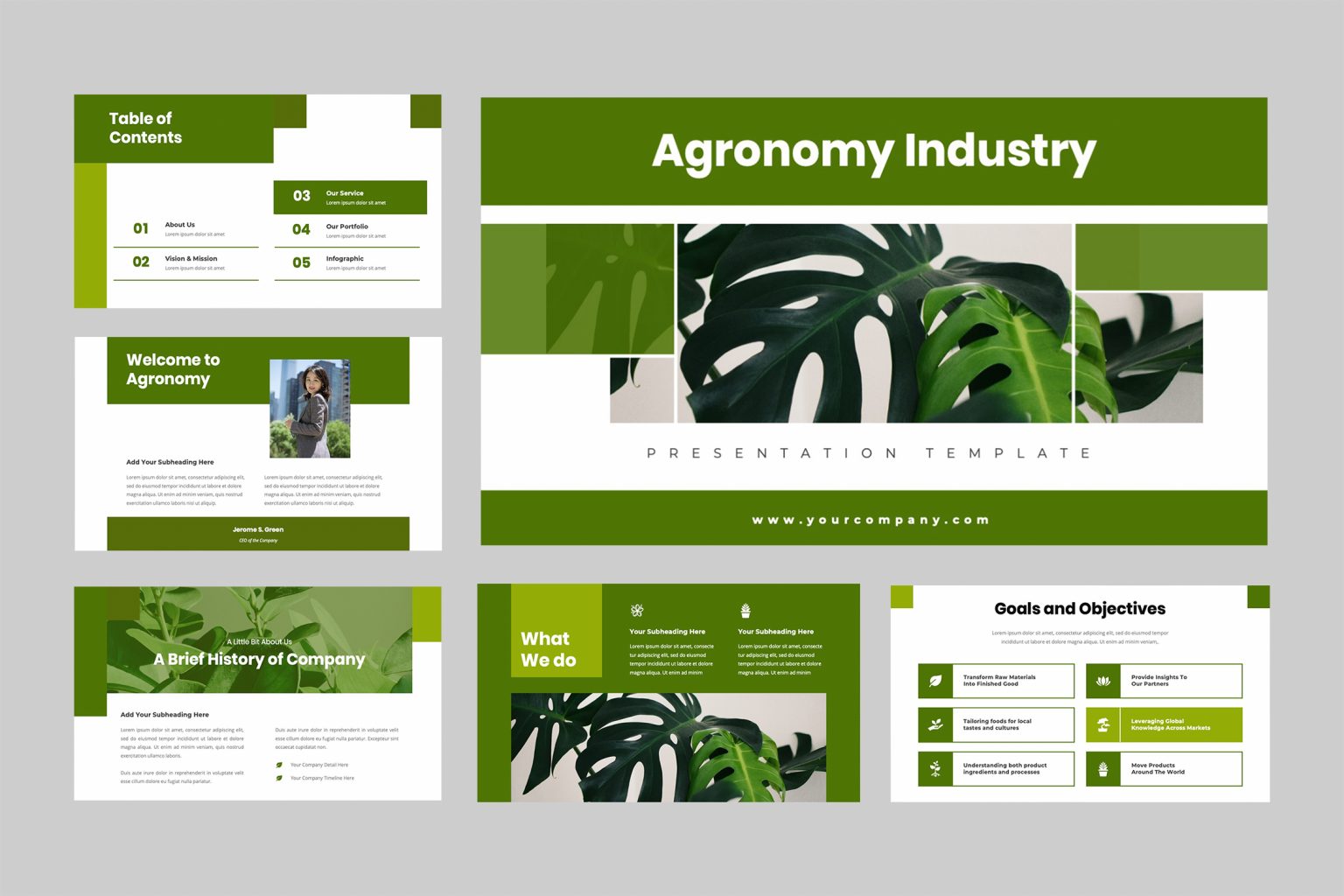 Botanical Powerpoint Template