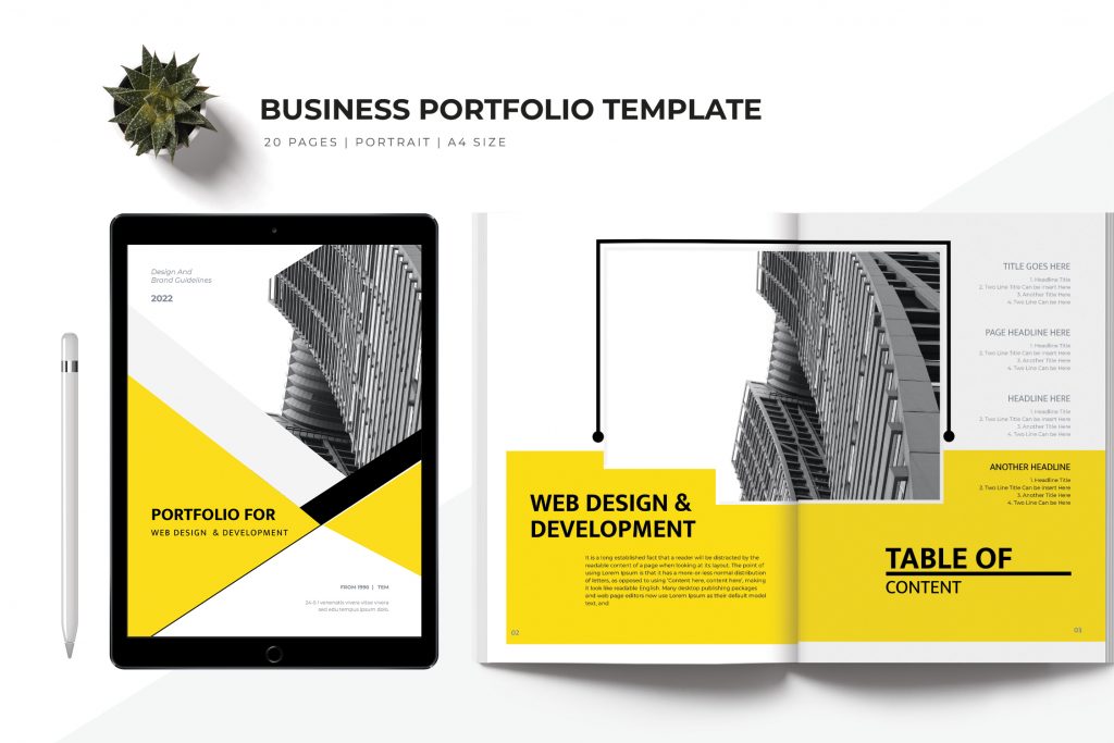 Business Portfolio Template | TMint Business Portfolio Template