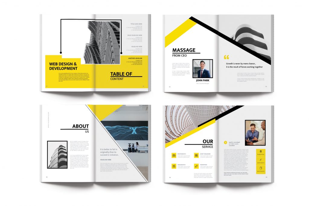 Business Portfolio Template | TMint Business Portfolio Template