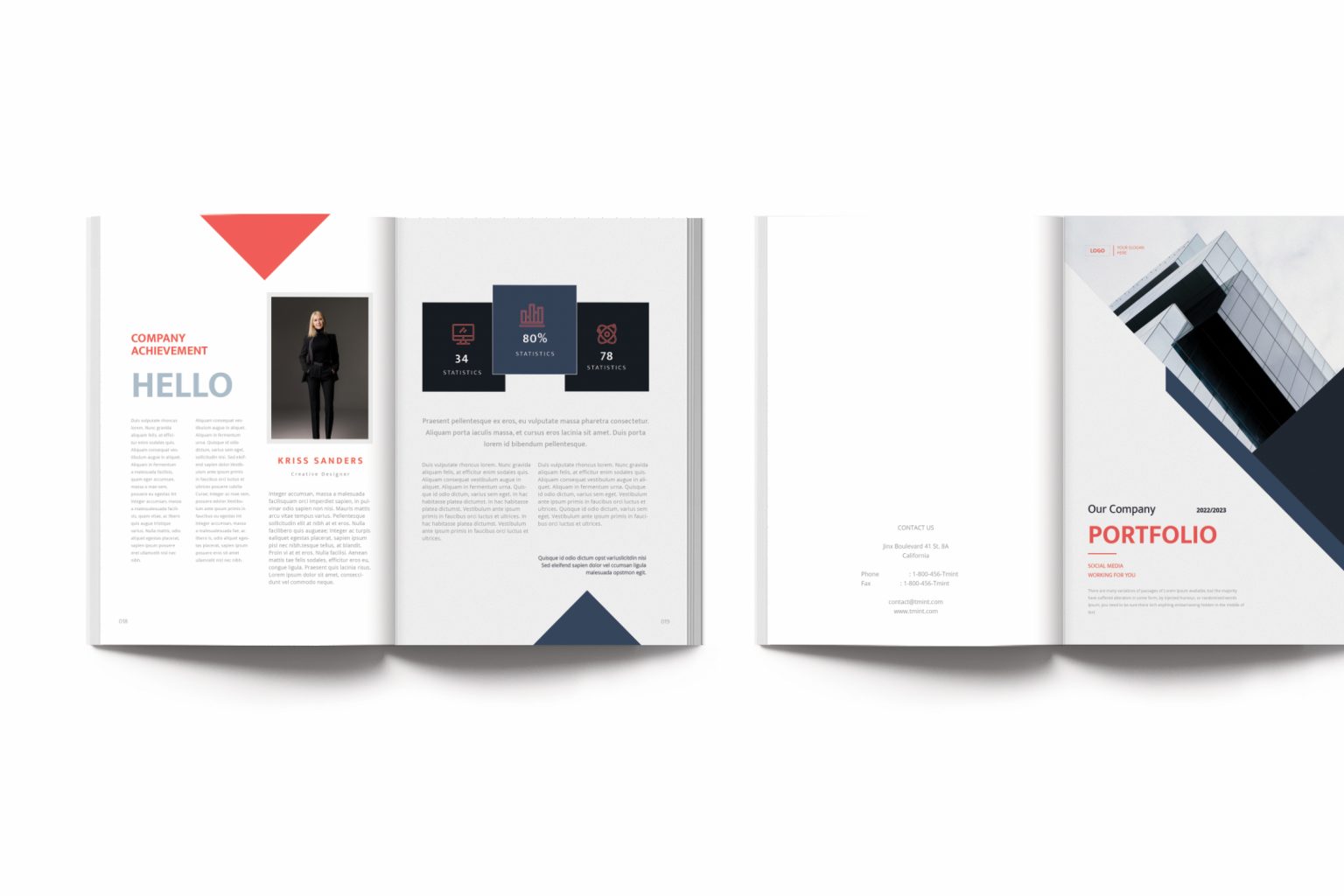 Portfolio Business Template | TMint Portfolio Business Template