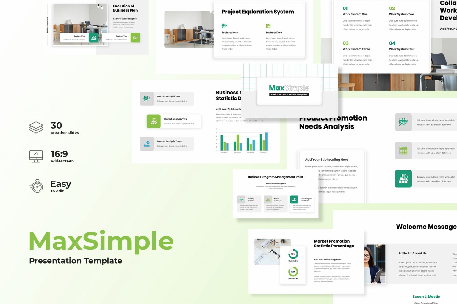 Slever Presentation Template | TMint
