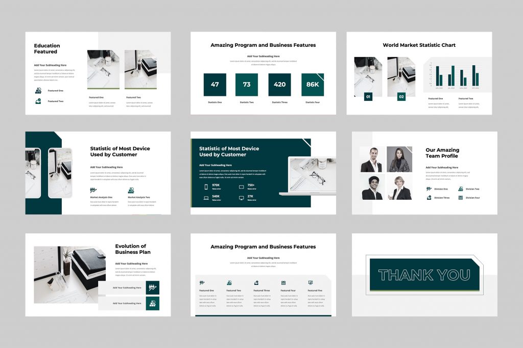 Adera Presentation Template | TMint