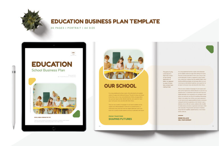 Education School Planner Template | TMint Education School Planner Template