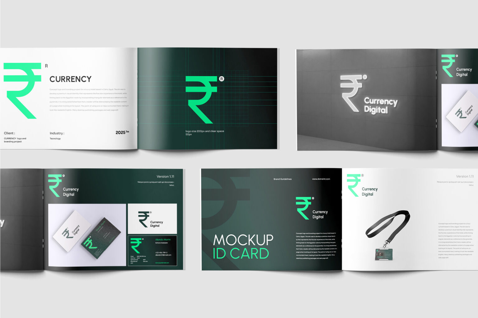 Project Brand Guideline Adobe Indesign Template | TMint