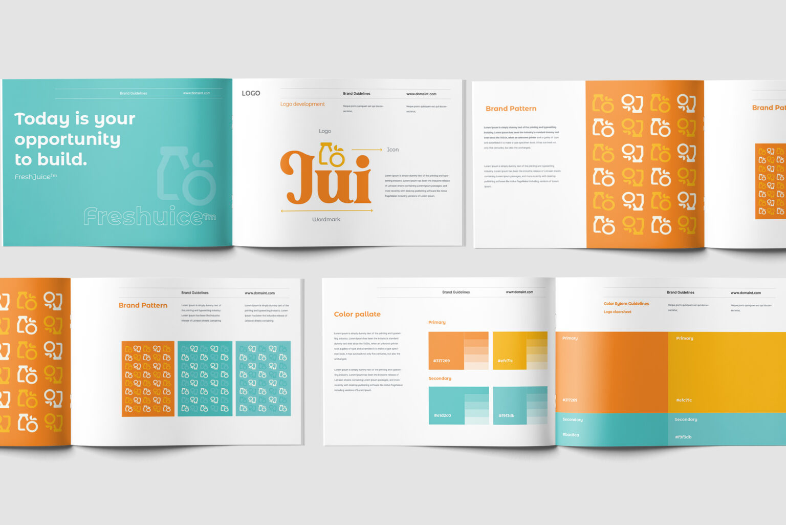 Product Brand Guideline Adobe InDesign Template | TMint