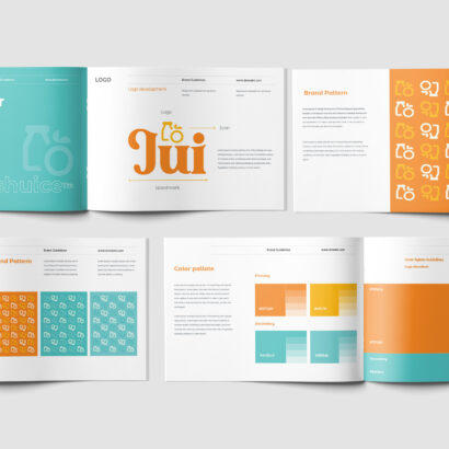 Product Brand Guideline Adobe InDesign Template | TMint