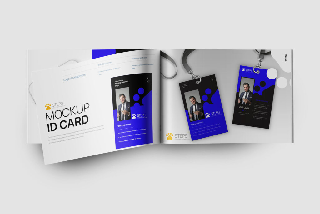 Project Brand Guideline Adobe Indesign Template | TMint