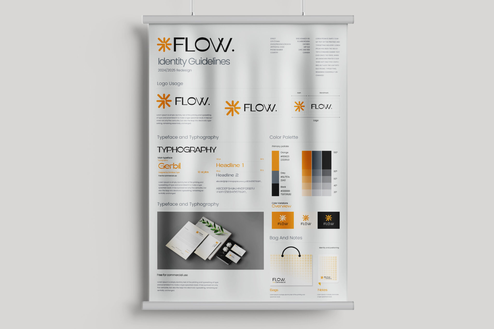 Brand Guideline Flyer rand Guideline Flyer Template