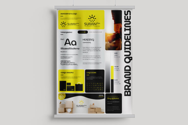 Brand Guideline Flyer Brand Guideline Flyer Template