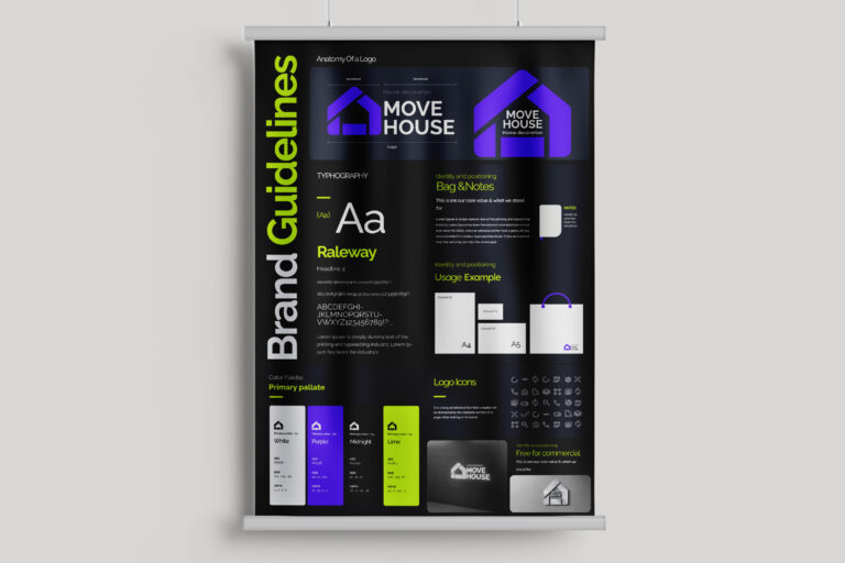 Brand Guideline Flyer Brand Guideline Flyer Template