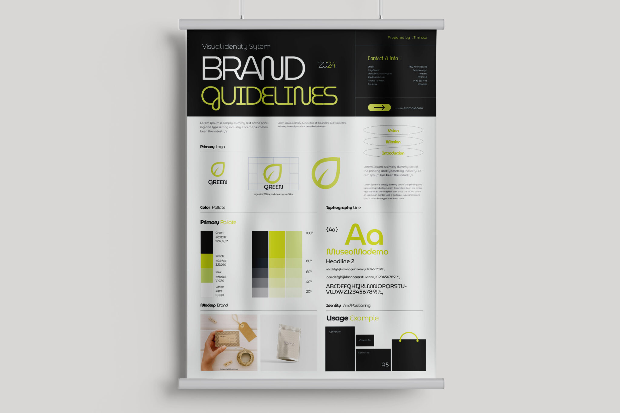 Brand Guideline Flyer Brand Guideline Flyer Template