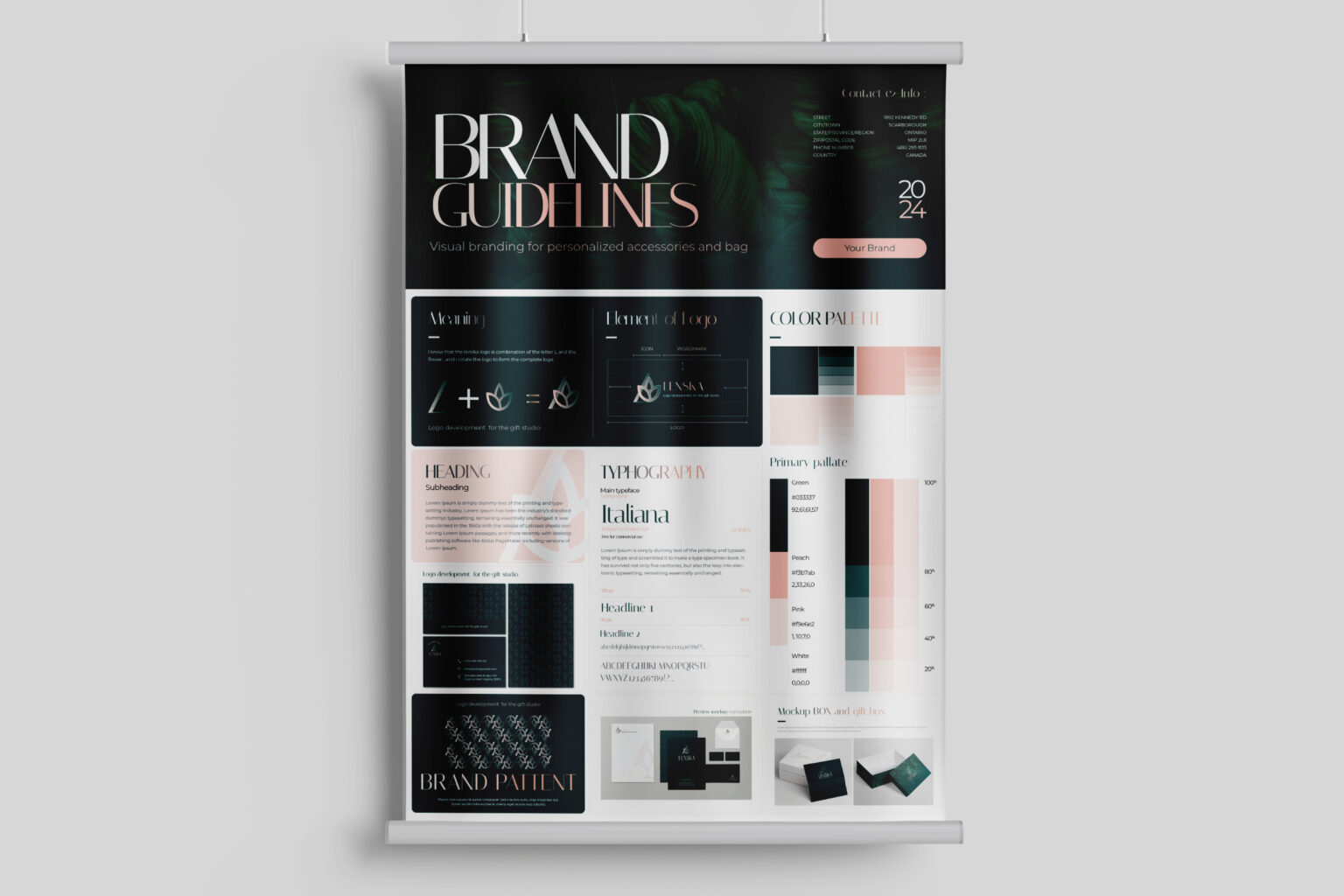 Brand Guideline Flyer Brand Guideline Flyer Template