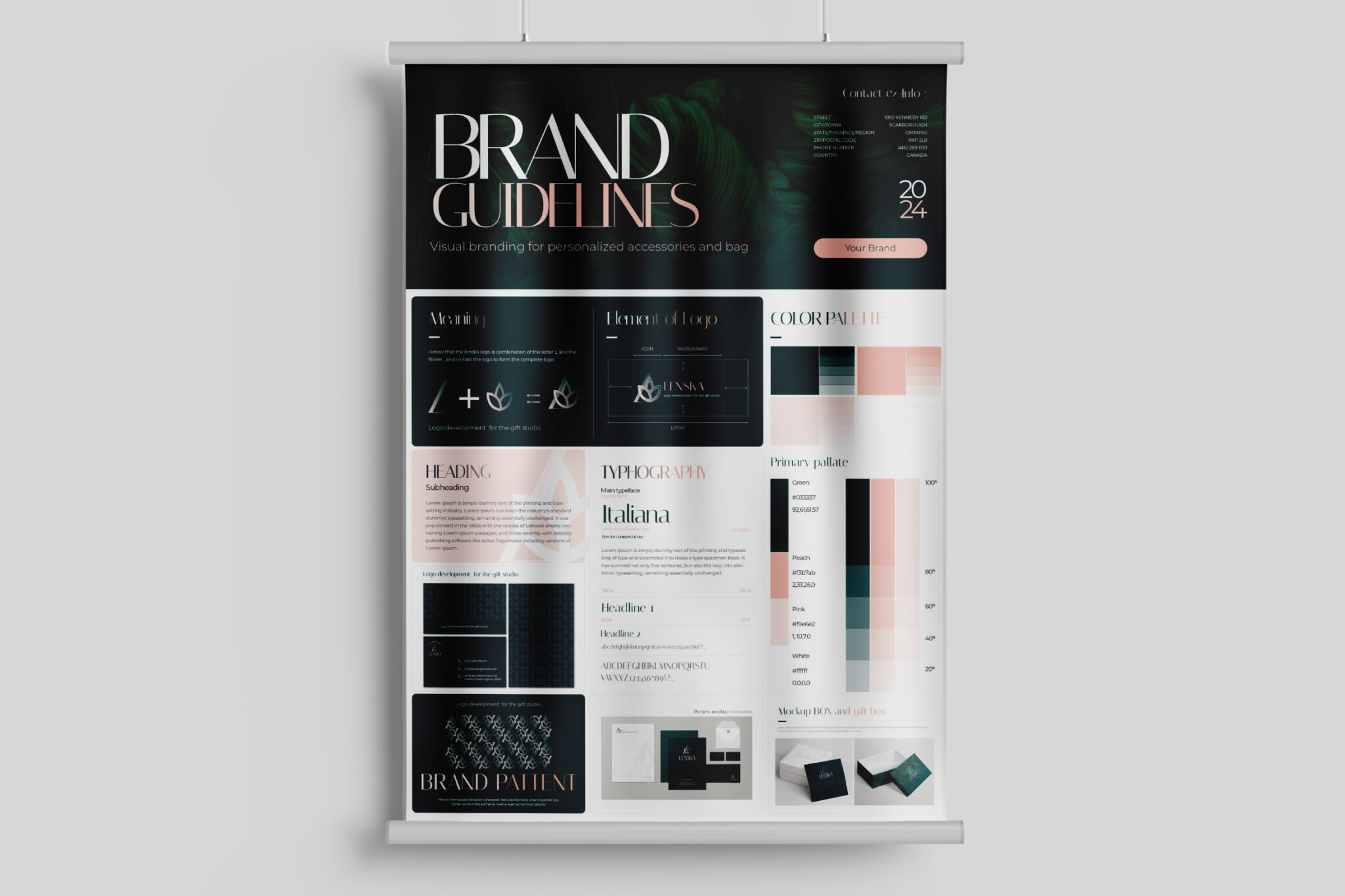 Brand Guideline Flyer Brand Guideline Flyer Template