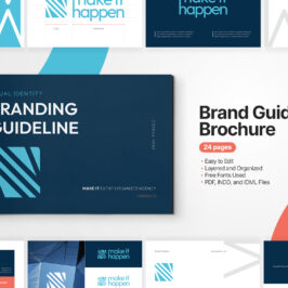 Project Brand Guideline Template for Adobe InDesign | TMint