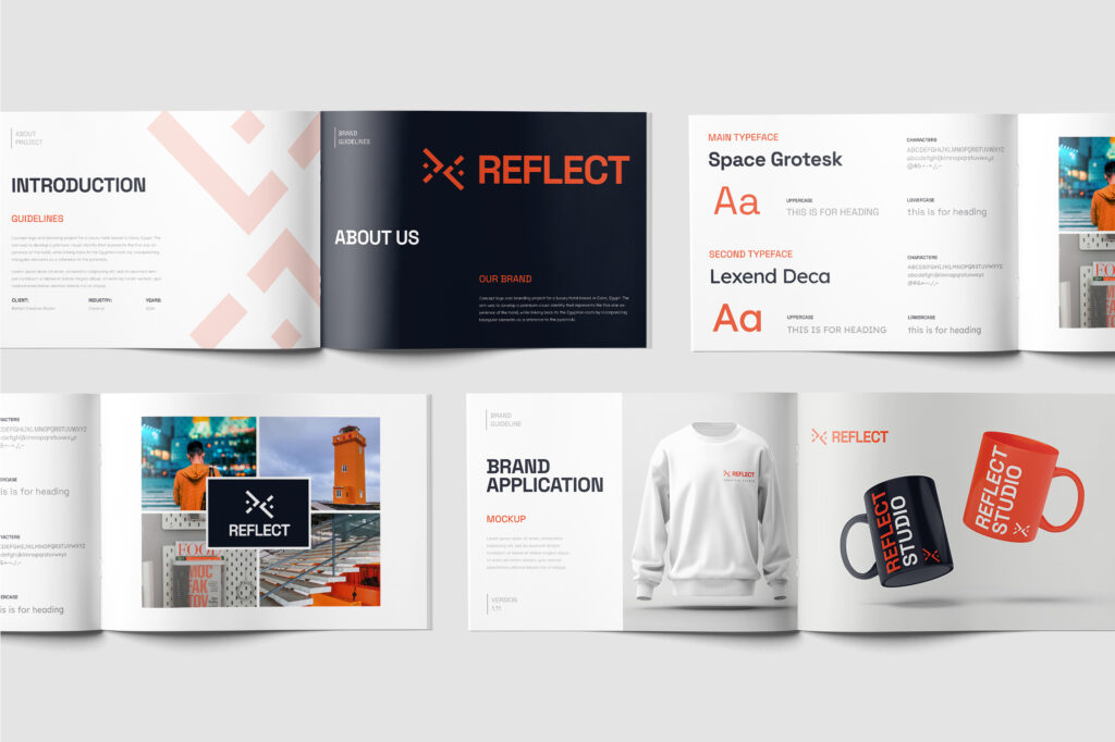 Project Brand Guideline Template for Adobe InDesign | TMint