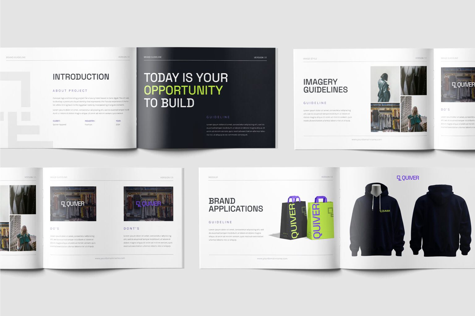 Project Brand Guideline Template for Adobe Indesign | TMint