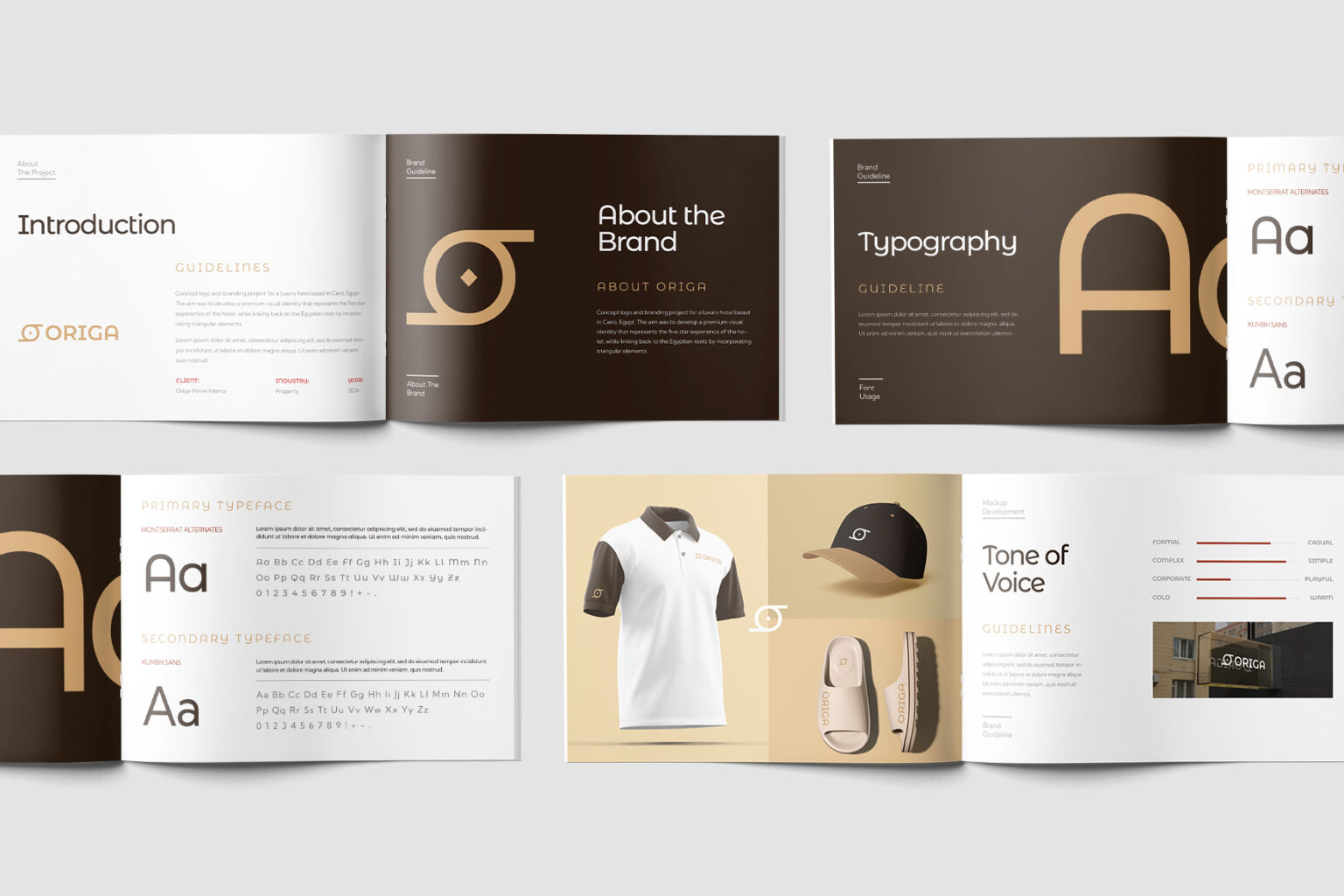 Project Brand Guideline Template for Adobe InDesign | TMint