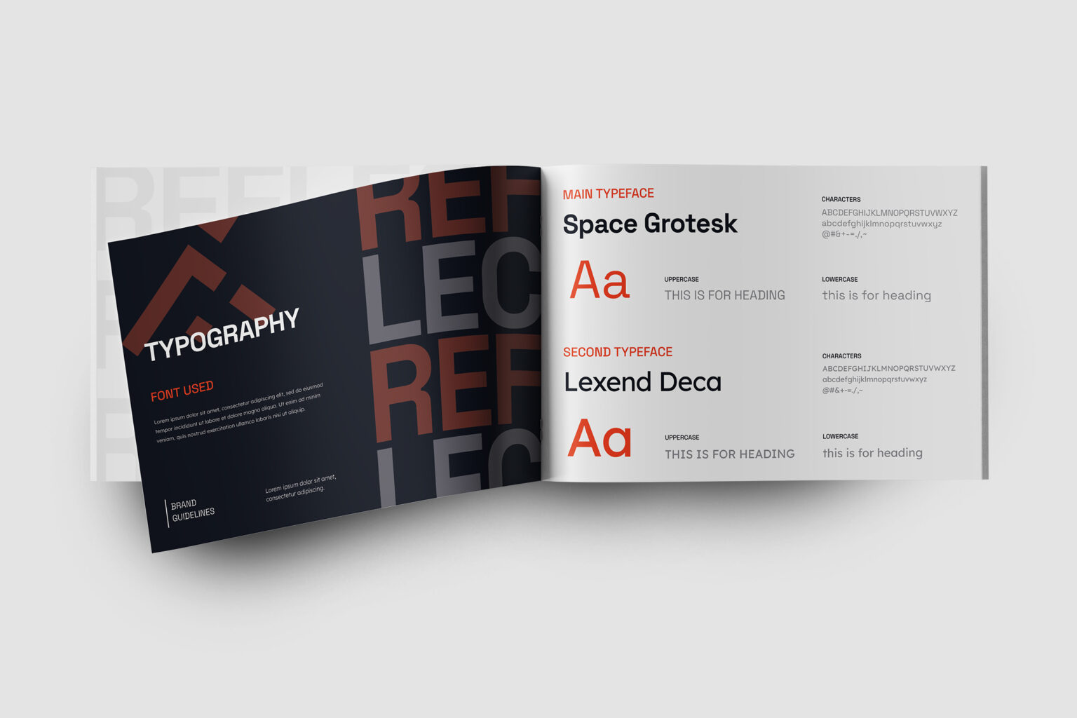 Project Brand Guideline Template for Adobe InDesign | TMint