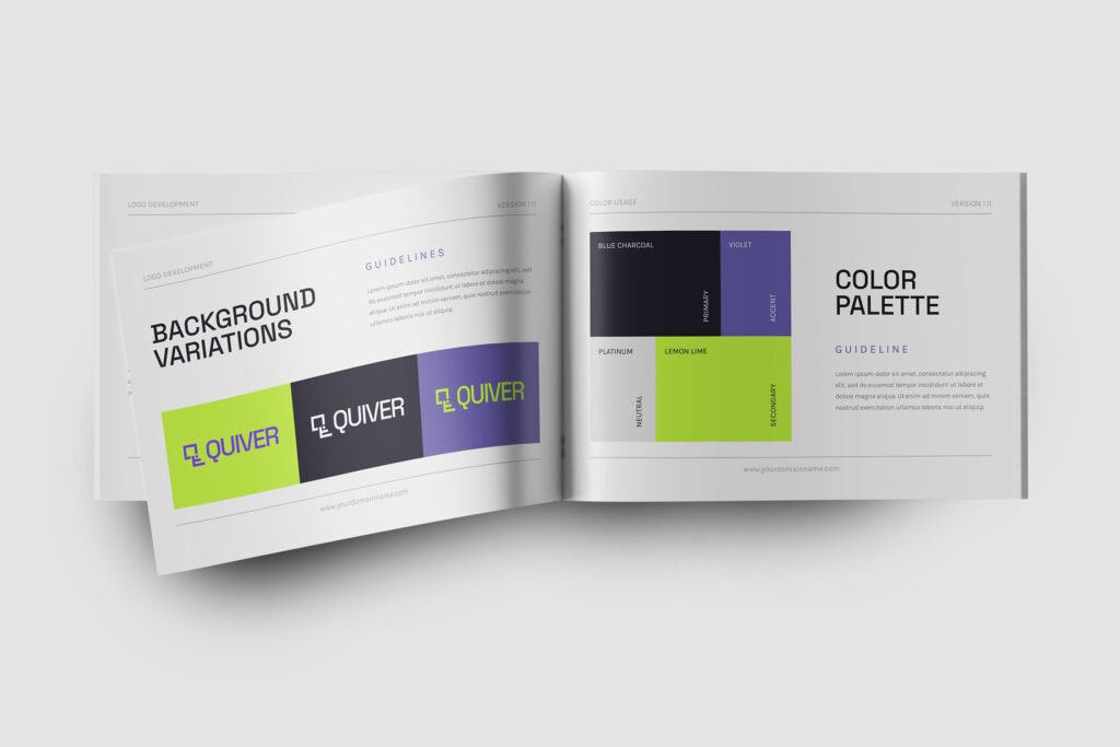 Project Brand Guideline Template for Adobe Indesign | TMint