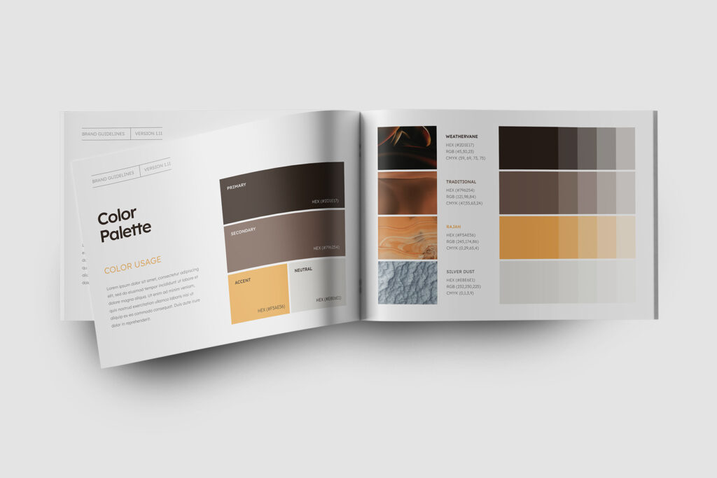 Project Brand Guideline Template for Adobe InDesign | TMint