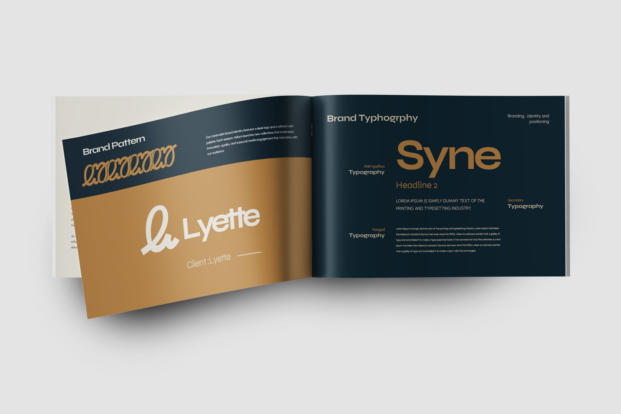 Project Brand Guideline Template for Adobe Indesign | TMint