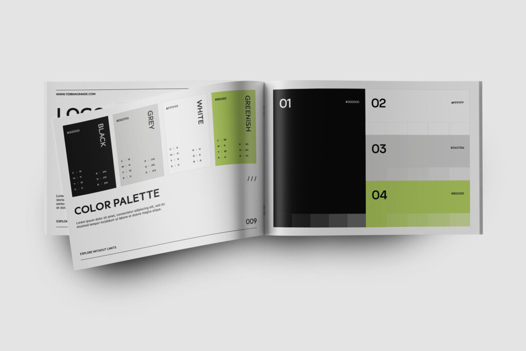 Project Brand Guideline Template for Adobe InDesign | TMint