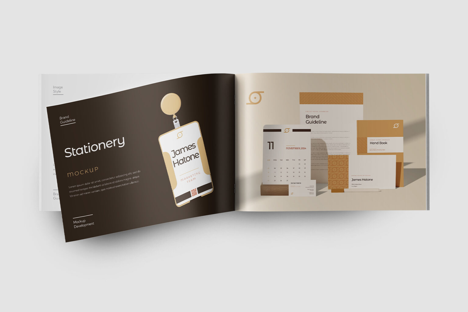 Project Brand Guideline Template for Adobe InDesign | TMint