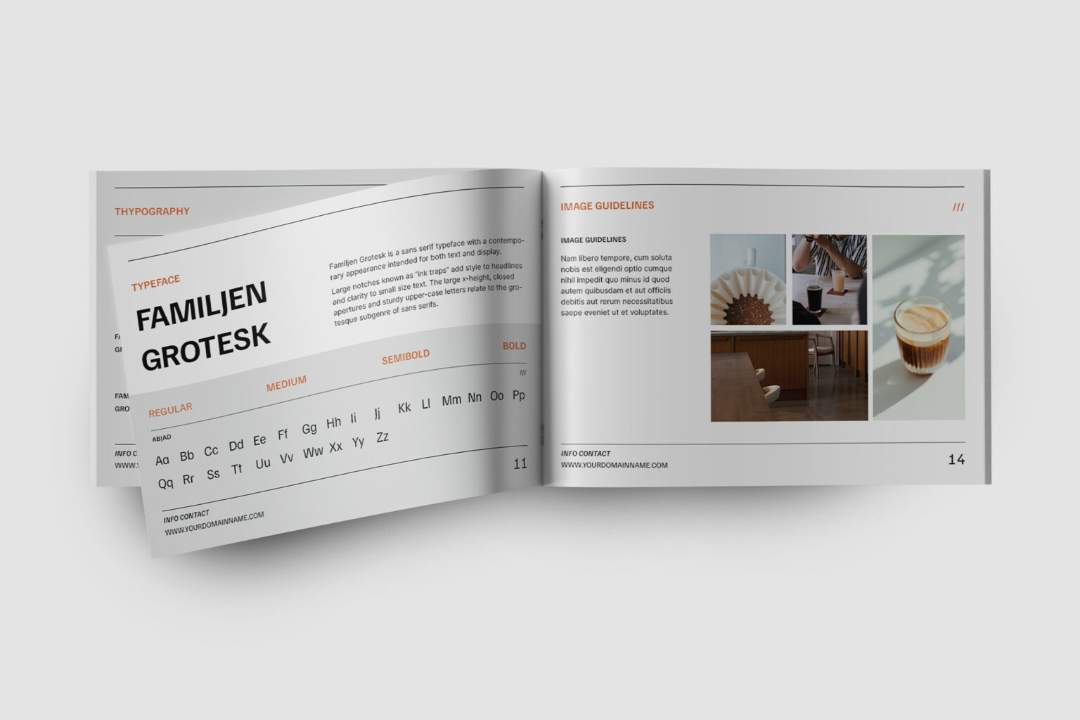 Project Brand Guideline Template for Adobe Indesign | TMint