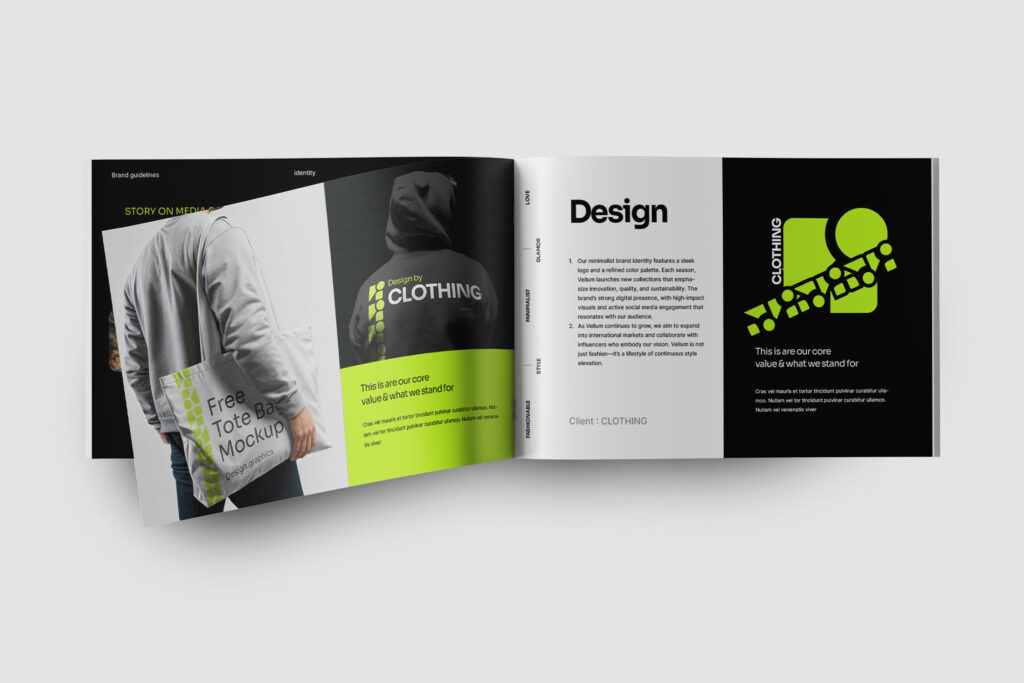 Project Brand Guideline Template for Adobe InDesign | TMint