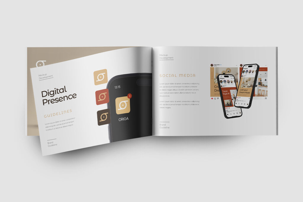 Project Brand Guideline Template for Adobe InDesign | TMint
