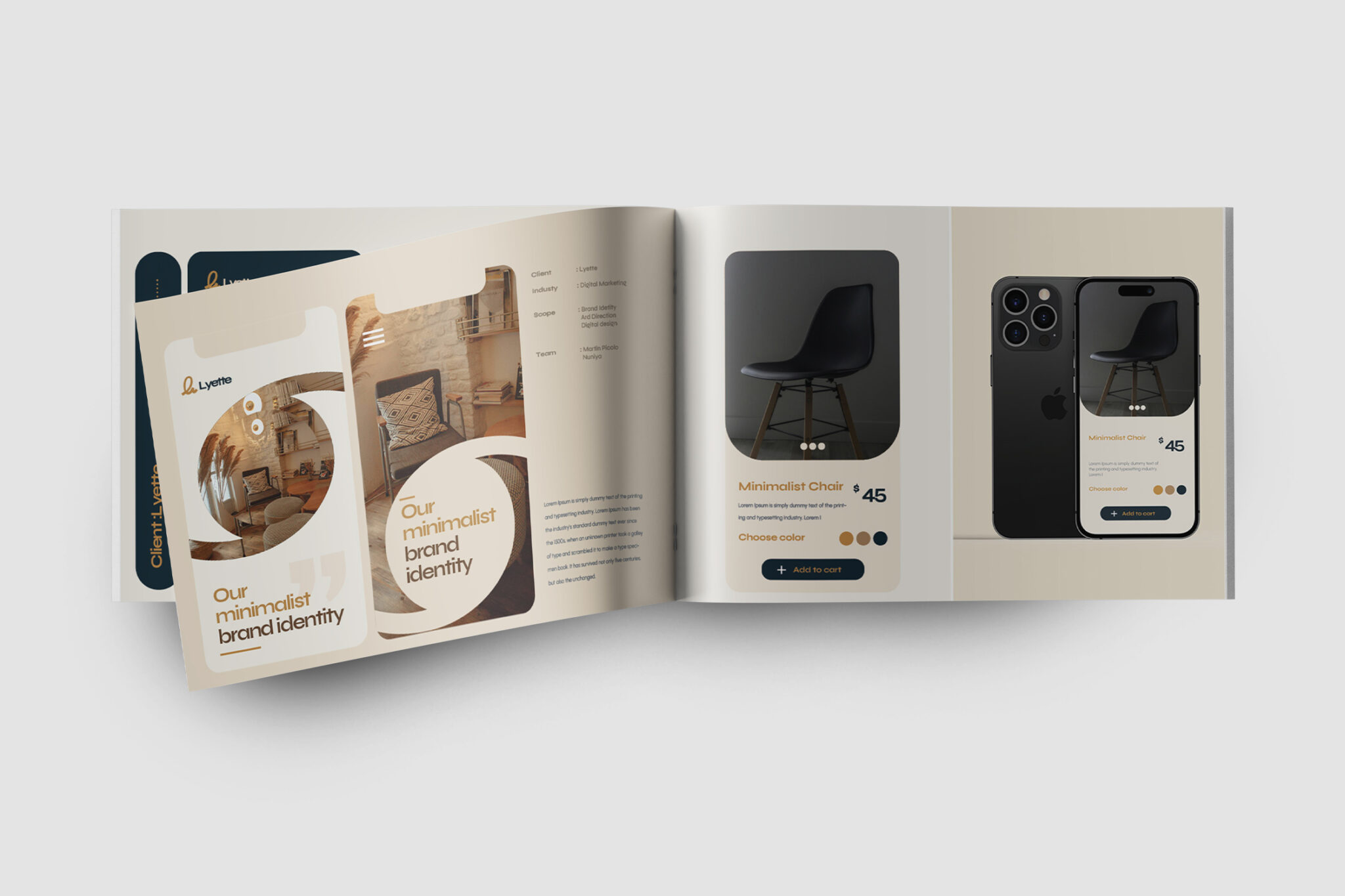 Project Brand Guideline Template for Adobe Indesign | TMint