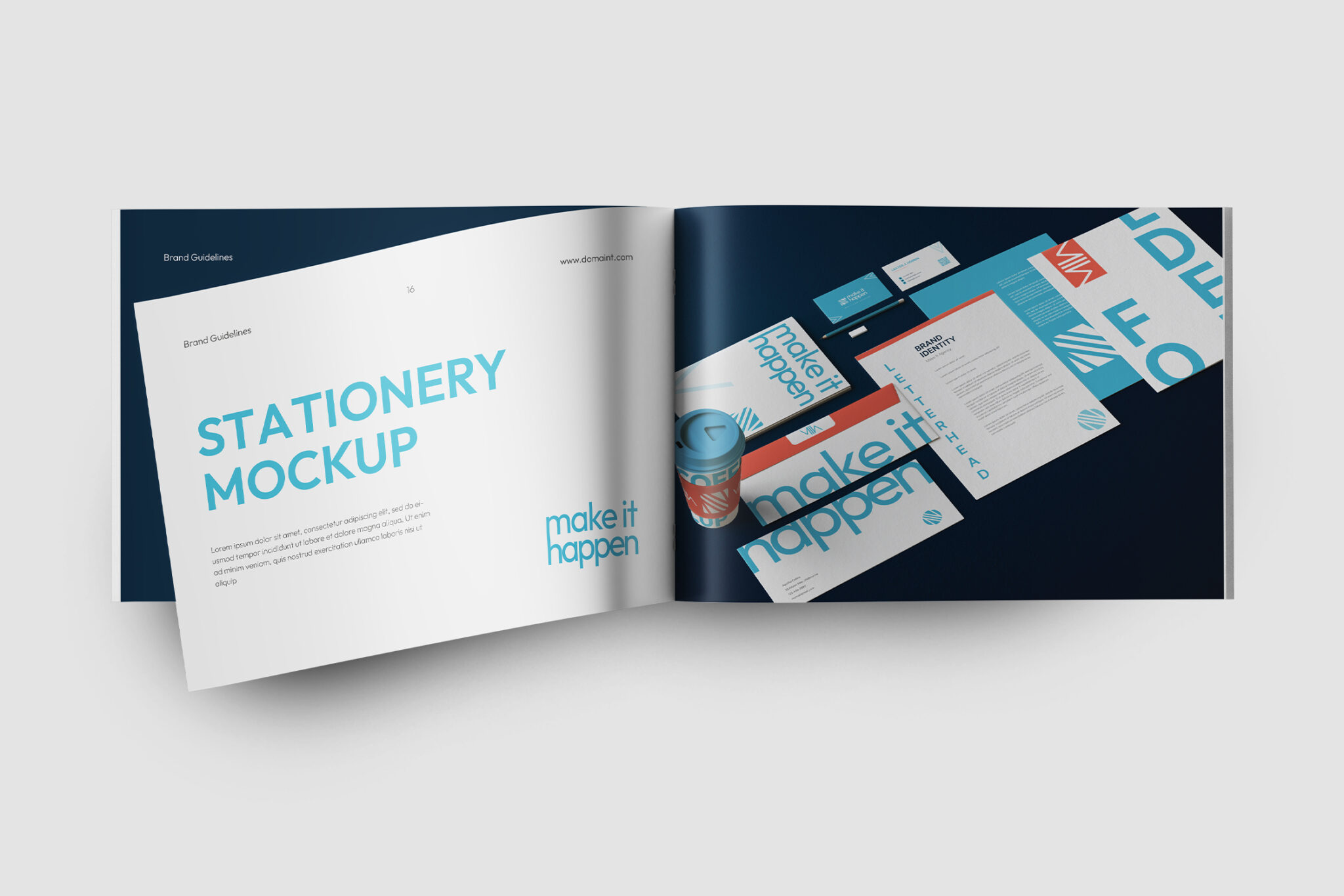 Project Brand Guideline Template for Adobe InDesign | TMint