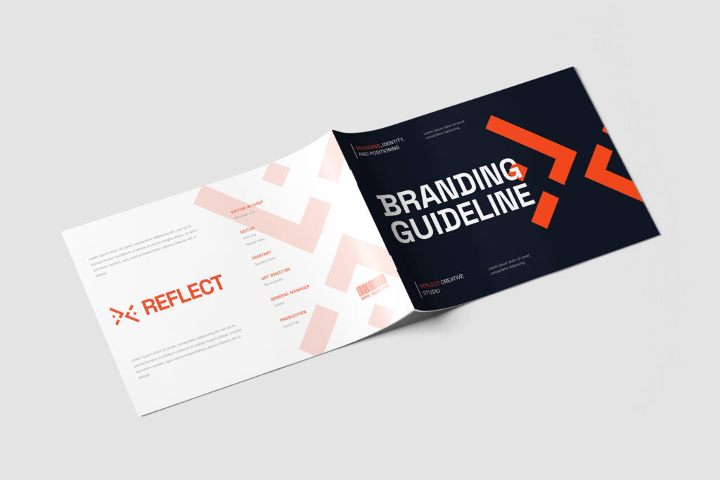 Project Brand Guideline Template for Adobe InDesign | TMint