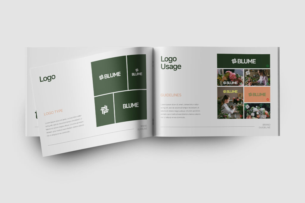 Project Brand Guideline Template for Adobe InDesign | TMint