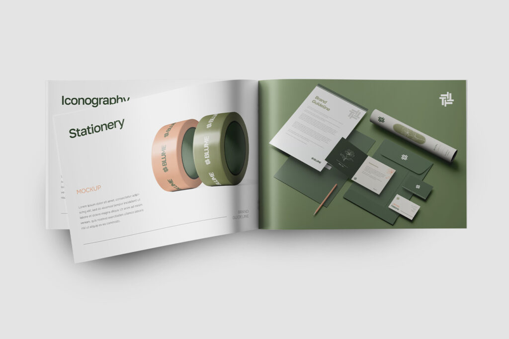 Project Brand Guideline Template for Adobe InDesign | TMint
