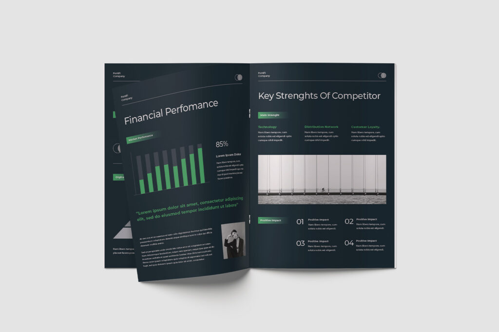 Modern Portrait Competitor Analysis Template | TMint