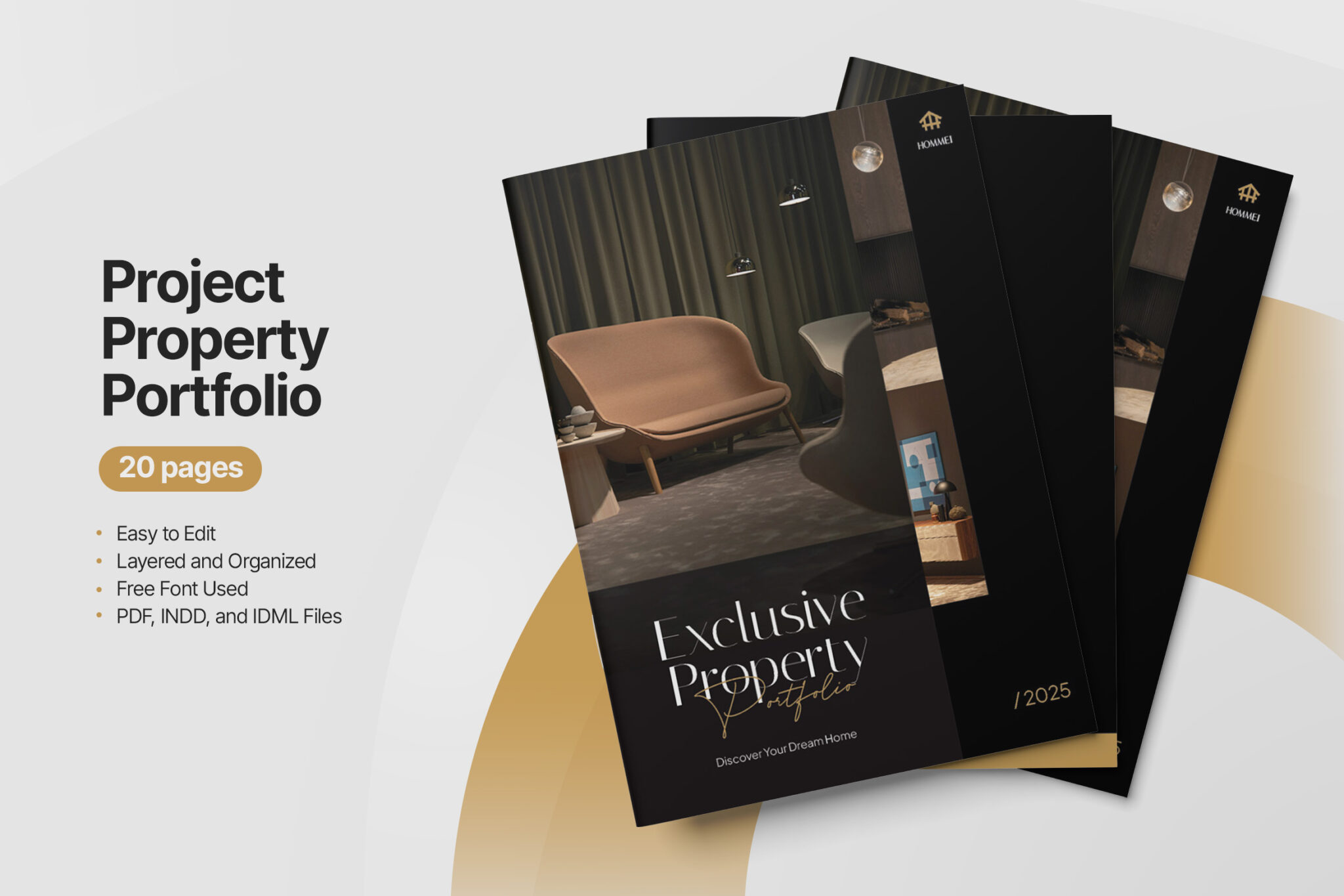 Property Portfolio Template for Adobe Indesign | TMint