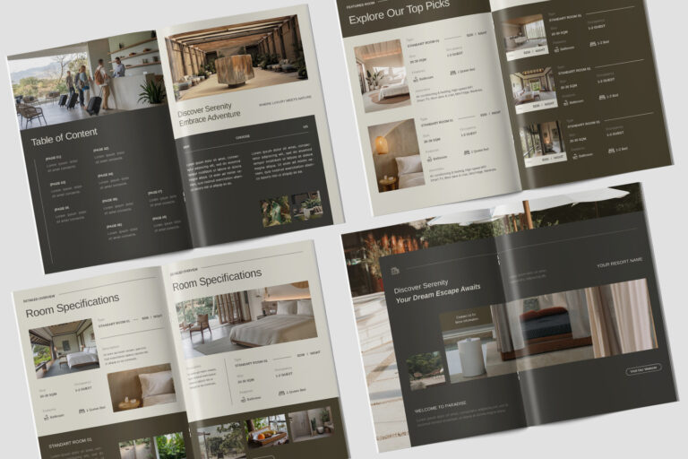 Project Resort Catalogue Template for Adobe InDesign | TMint