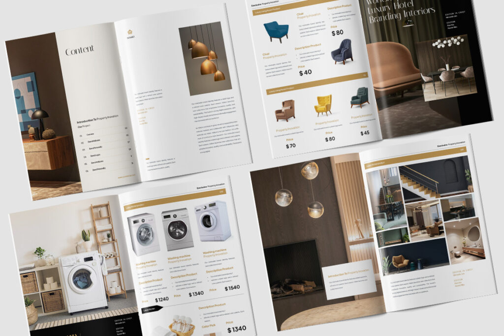 Property Portfolio Template for Adobe Indesign | TMint
