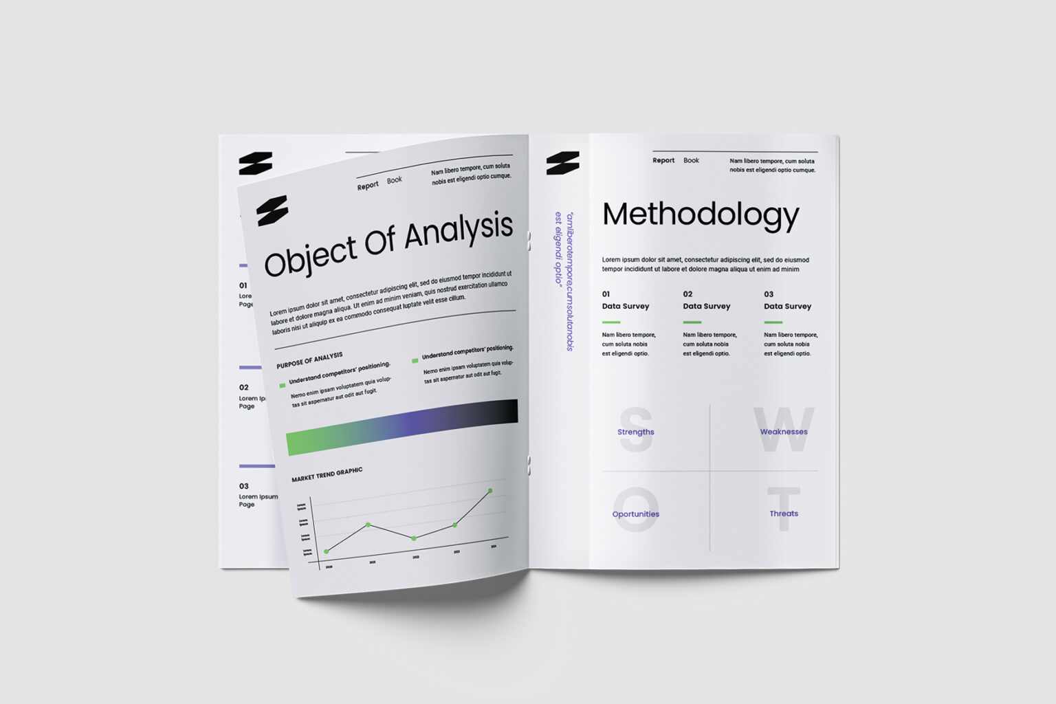 Modern Portrait Competitor Analysis Template |TMint