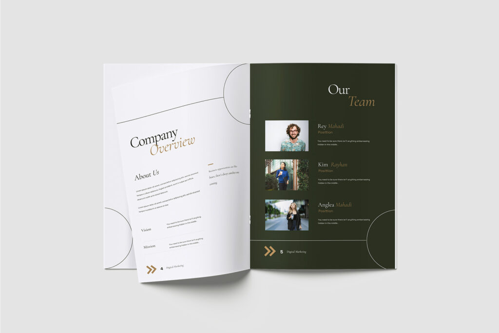 Digital Marketing Template for Adobe InDesign | TMint