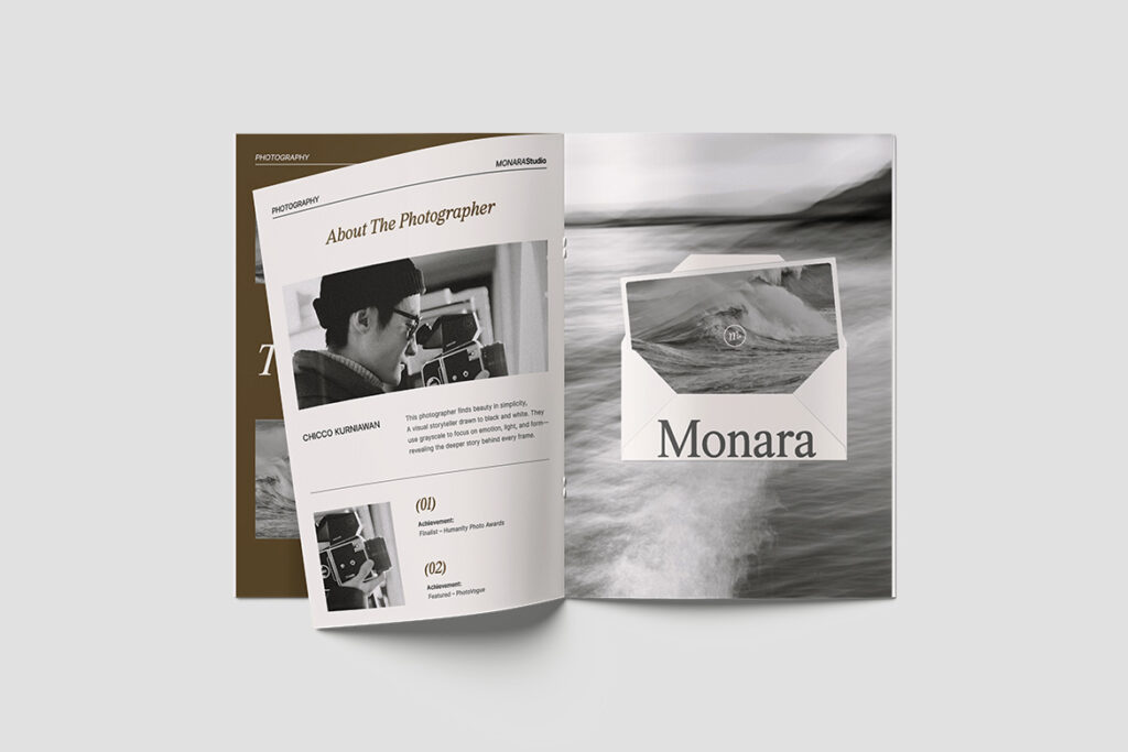 Photography Lookbook Template for Adobe InDesign | TMint