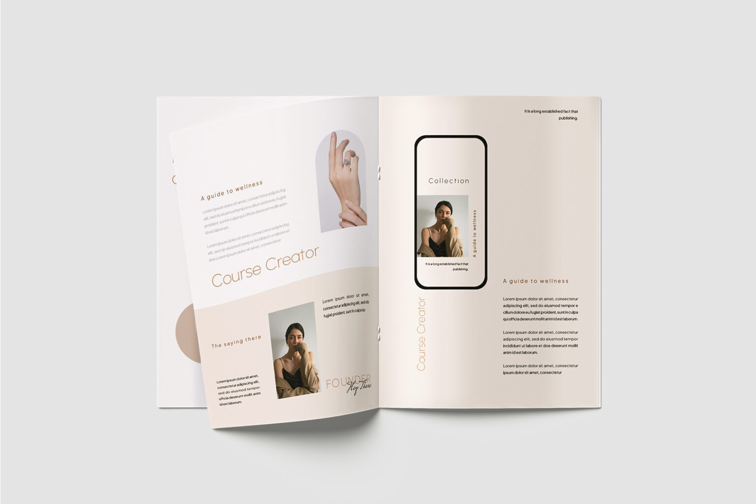 Project Course Creator Template for Adobe InDesign | TMint