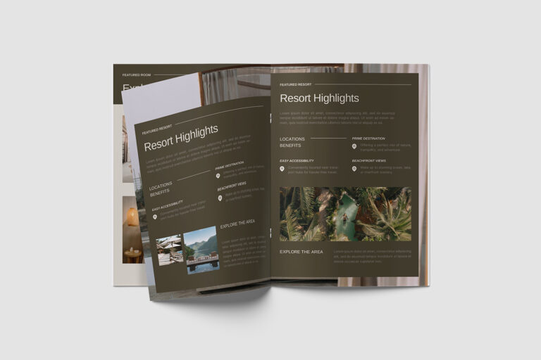 Project Resort Catalogue Template for Adobe InDesign | TMint