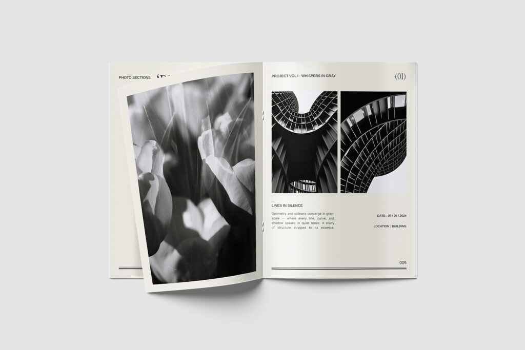 Photography Lookbook Template for Adobe InDesign | TMint