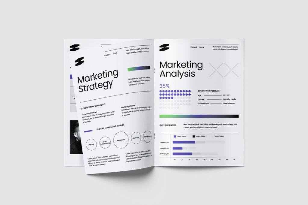 Modern Portrait Competitor Analysis Template |TMint
