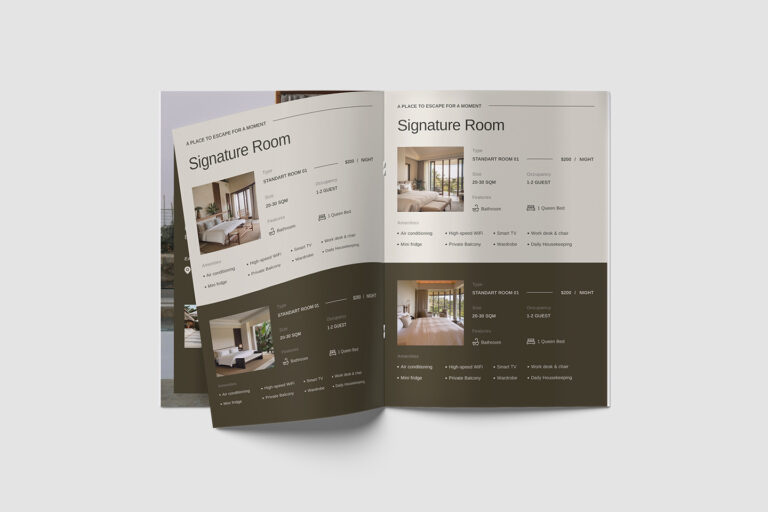 Project Resort Catalogue Template for Adobe InDesign | TMint