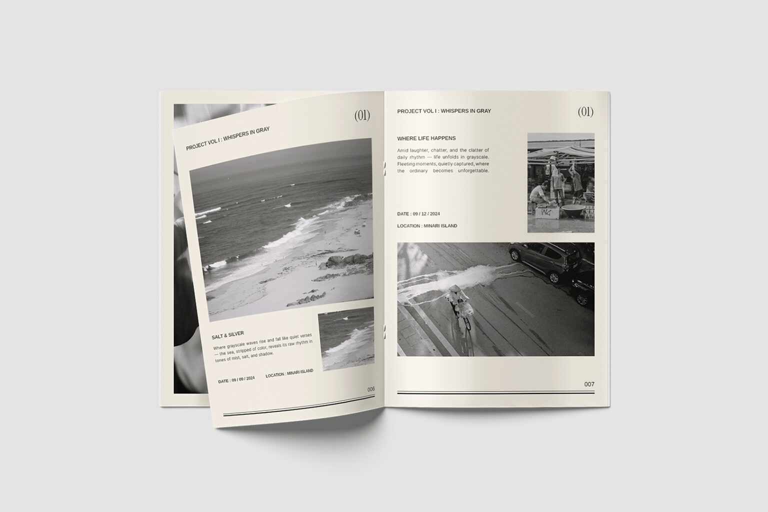 Photography Lookbook Template for Adobe InDesign | TMint